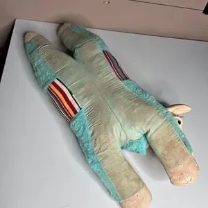 Toys | Vintage 195s Carnival Prize Plush Horse Rubber Head Teal Blue ...